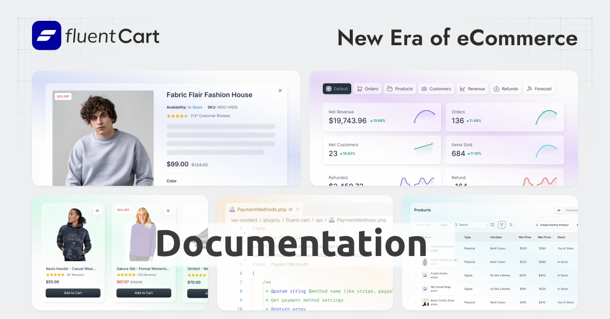 User Guides & Developer Docs - FluentCart Documentation