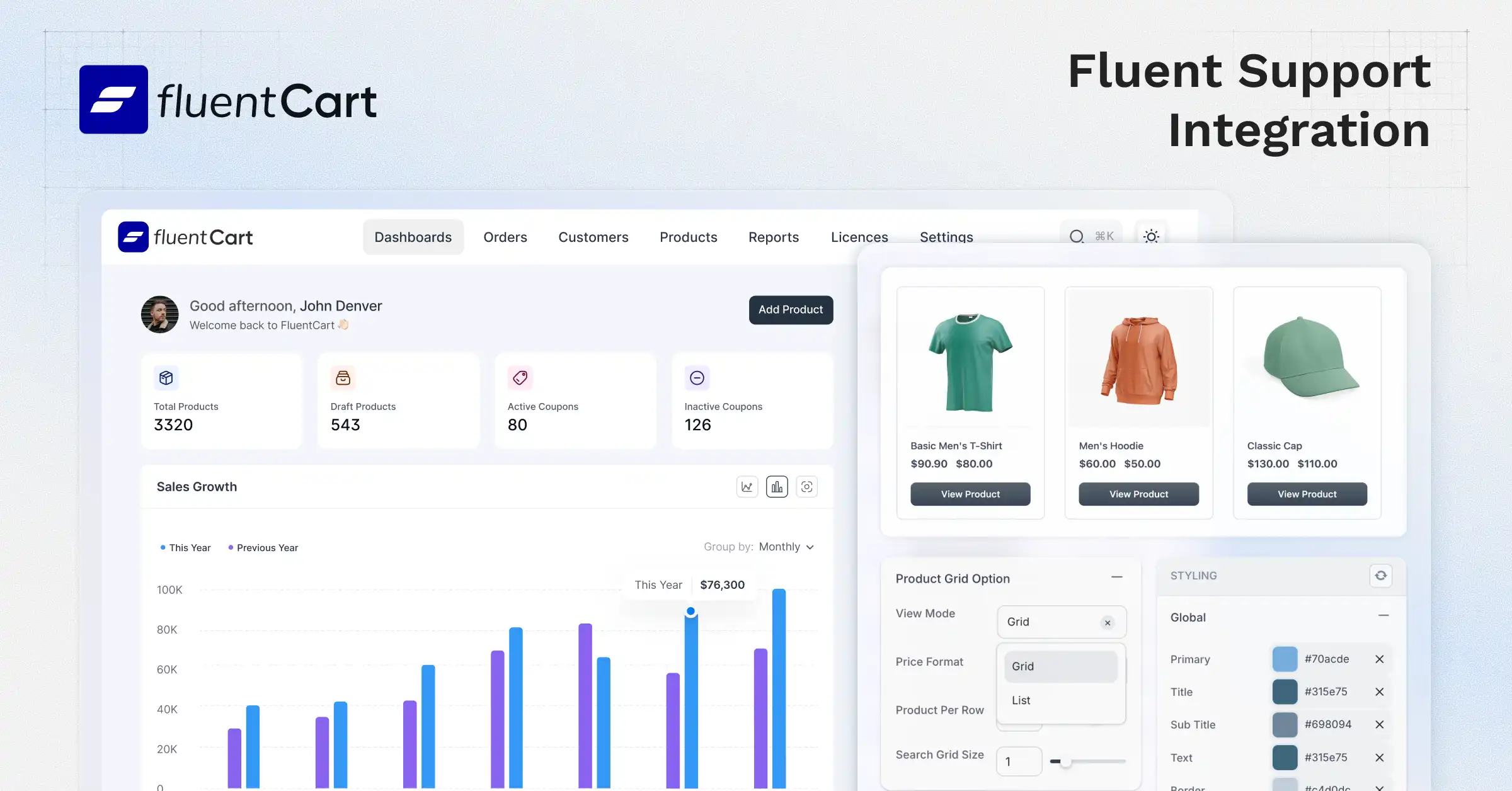 Fluent Support - Integration - FluentCart
